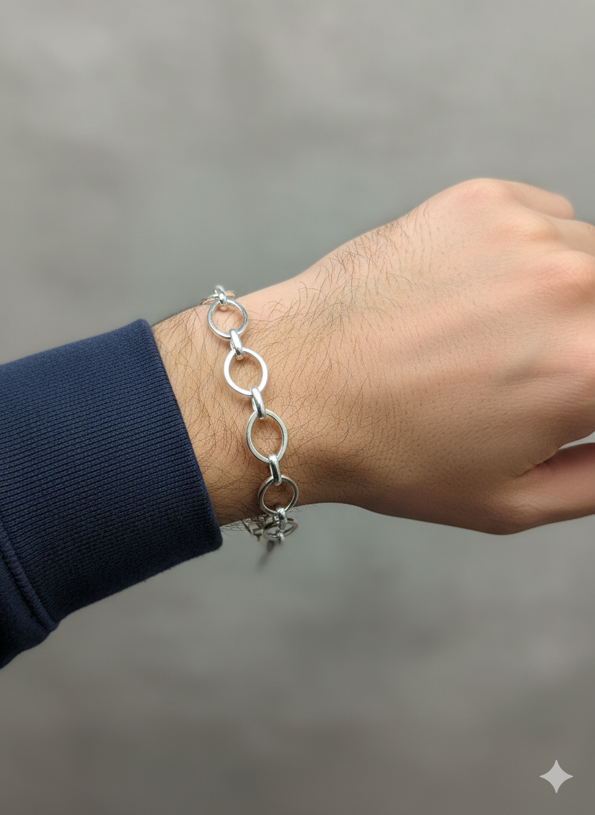 Silver Gents Braclets – Babu Jewellers